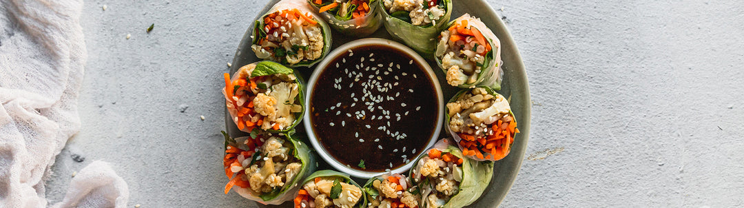 Korean BBQ Cauliflower Spring Rolls – BibigoUSA