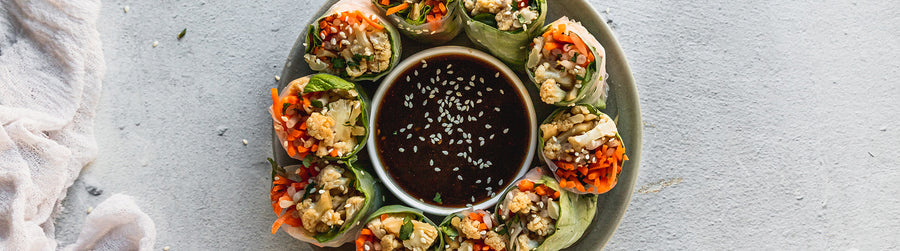 Korean BBQ Cauliflower Spring Rolls – BibigoUSA