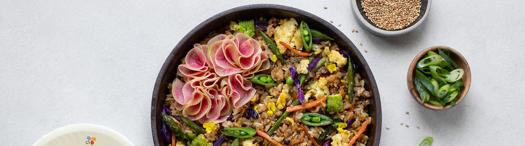 Spring Veggie Fried Rice with Quick-Pickled Radish – BibigoUSA