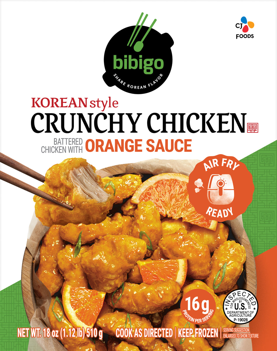 bibigo™ Korean Style Crunchy Chicken with Orange Sauce (18 oz) – BibigoUSA
