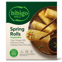 bibigo™ Vegetable Spring Rolls with Soy Ginger Sauce (9.8 oz) – BibigoUSA