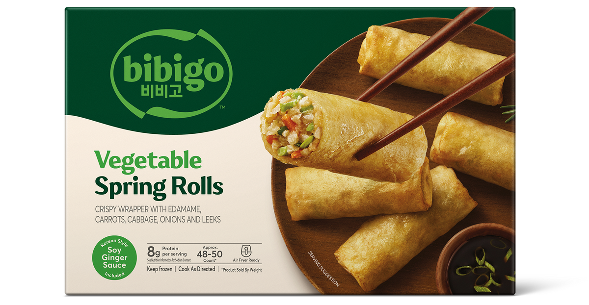 bibigo™ Vegetable Spring Rolls with Soy Ginger Sauce (48 oz) – BibigoUSA